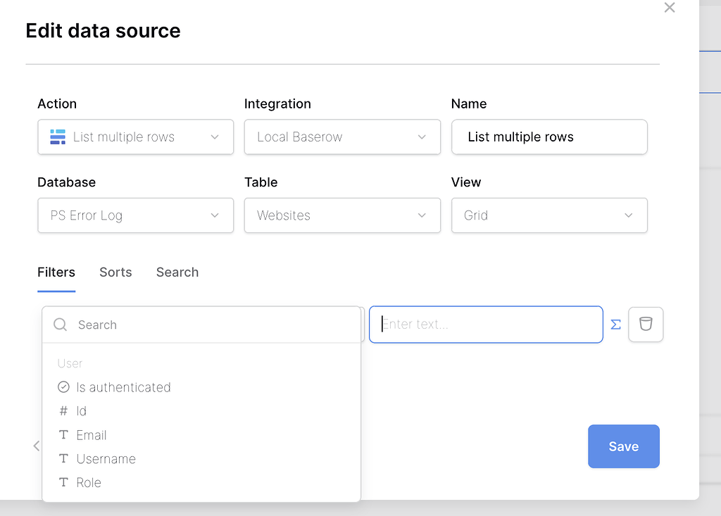 Formula Example to Select Rows in Application Builder? - Application Builder - Baserow