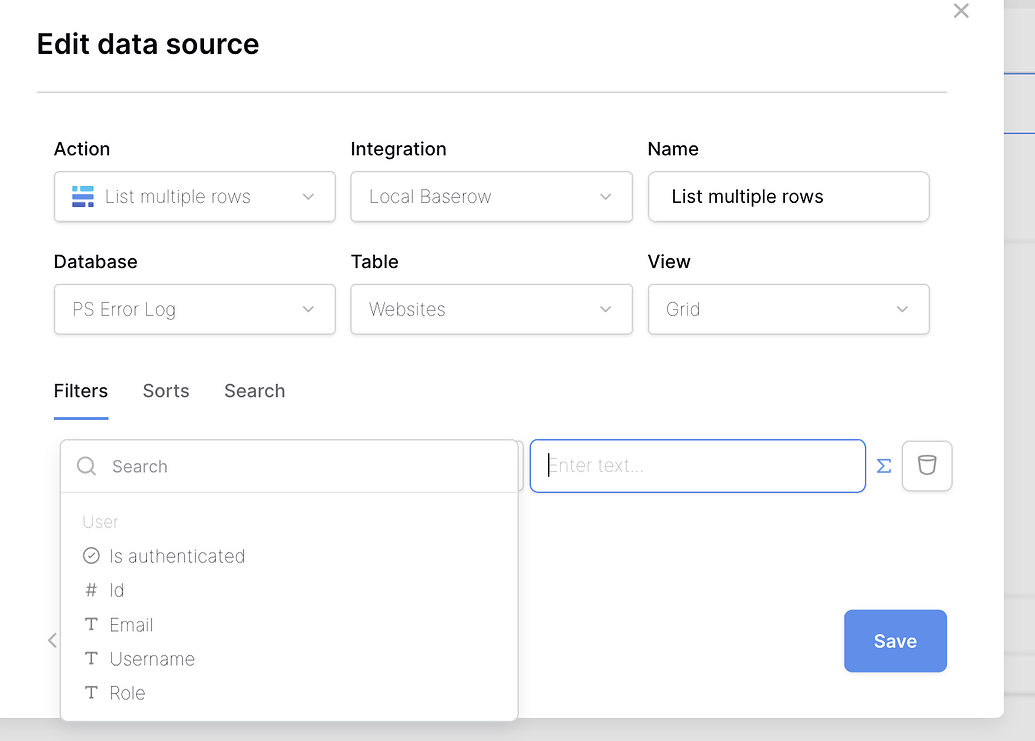 Formula Example to Select Rows in Application Builder? - Application Builder - Baserow