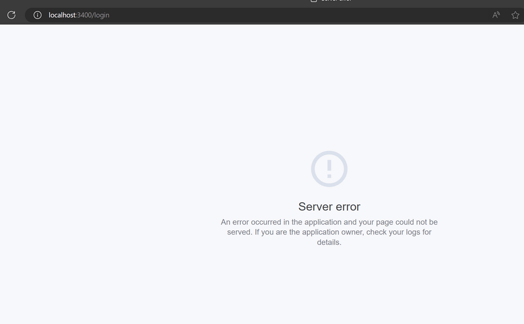 Server Error After First Installation Baserow Baserow