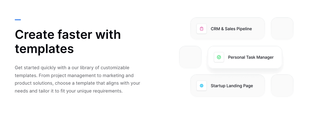 App Builder Templates - Application Builder - Baserow