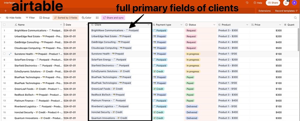 Display full primary field of a record in relation fields - Feature Ideas - Baserow